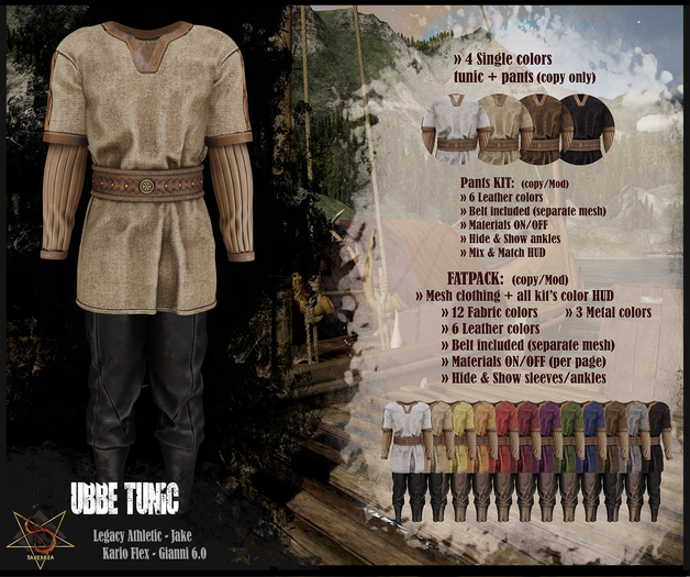 Second Life Marketplace - //RKS// Tunic Ubbe - Beige